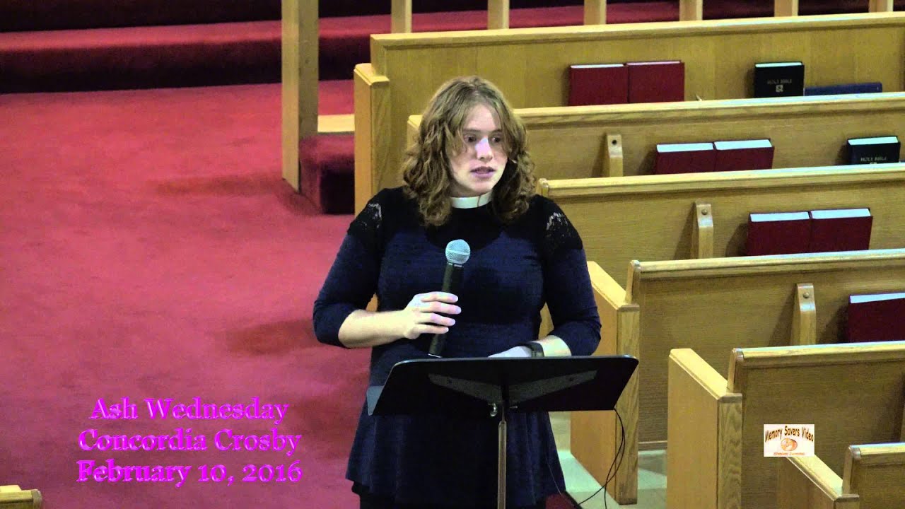 Pastor Emily's Ash Wednesday Sermon - YouTube