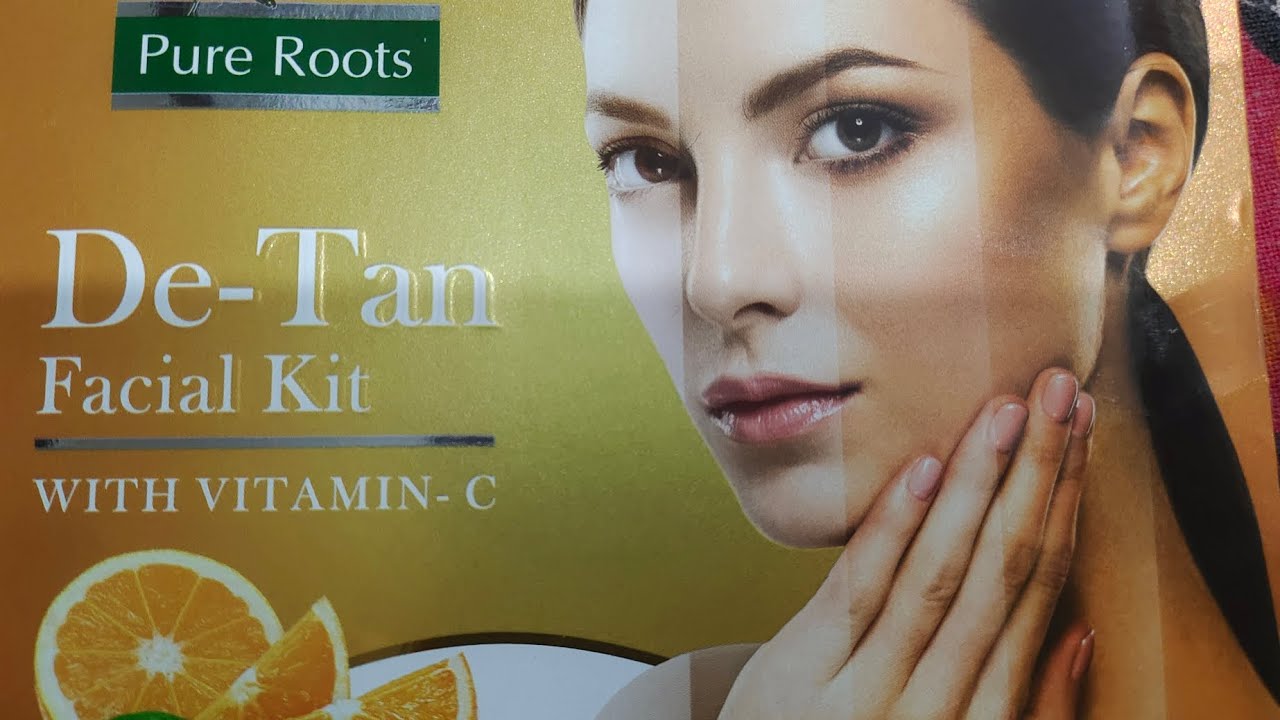 Pure roots De-Tan Facial Kit honest review ️ - YouTube