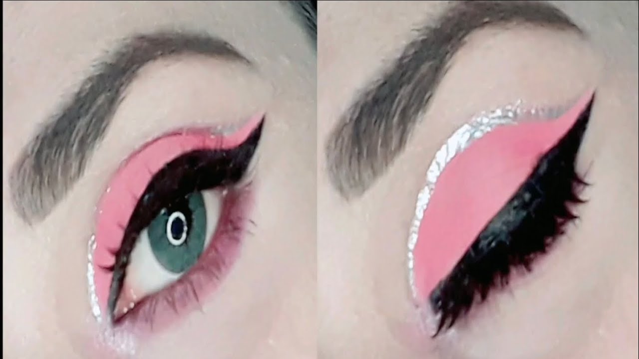 Pink Glam Eye Makeup Tutorial | Perfect Pink Glam | Easy Make up Look ...