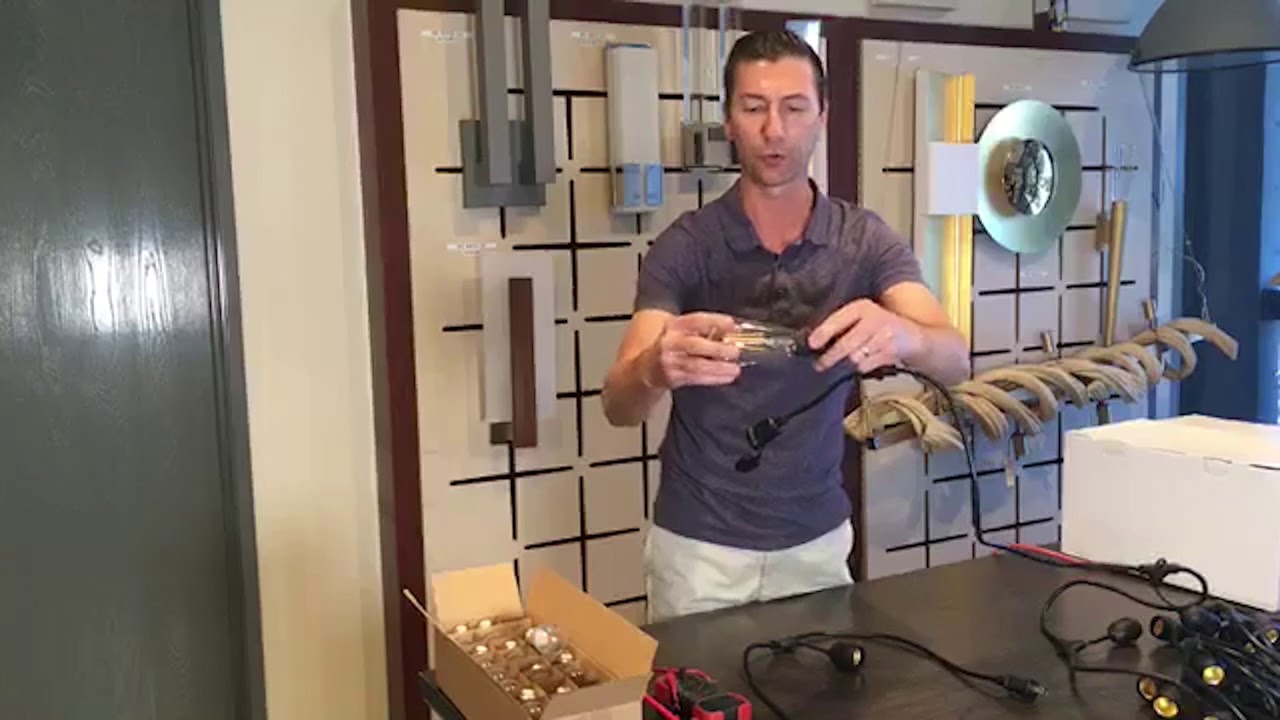 Dimmable Outdoor LED String Lights - Product Showcase - YouTube