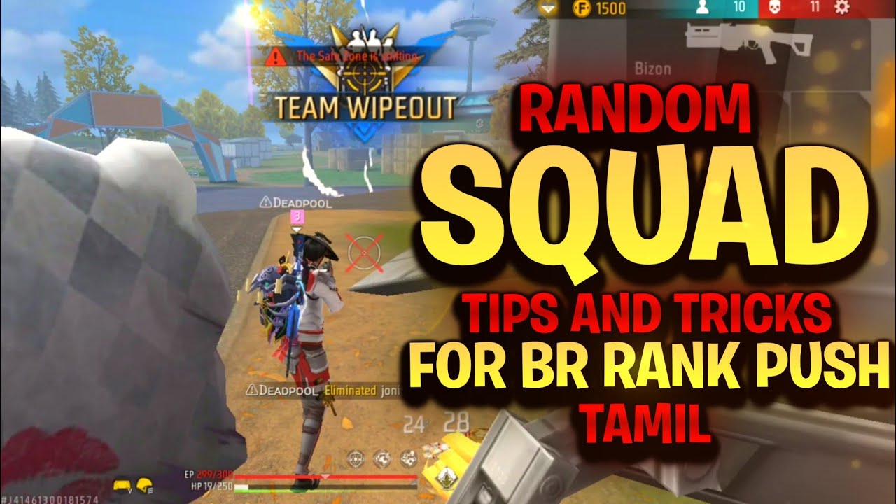 Random squad br rank push tips and tricks tamil|Random squad br rank push tips tamil|mobile ...