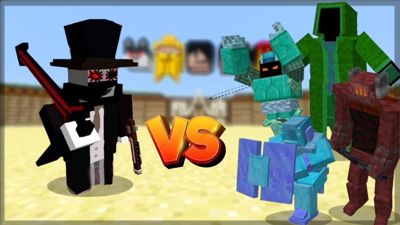 Minecraft: Head Hunter Vs Wolrd Of Bosses | Mob Battle Royale 1.19.2 ...