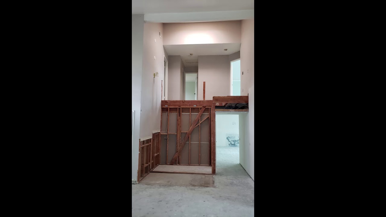 Stairs rebuild with improvements - YouTube