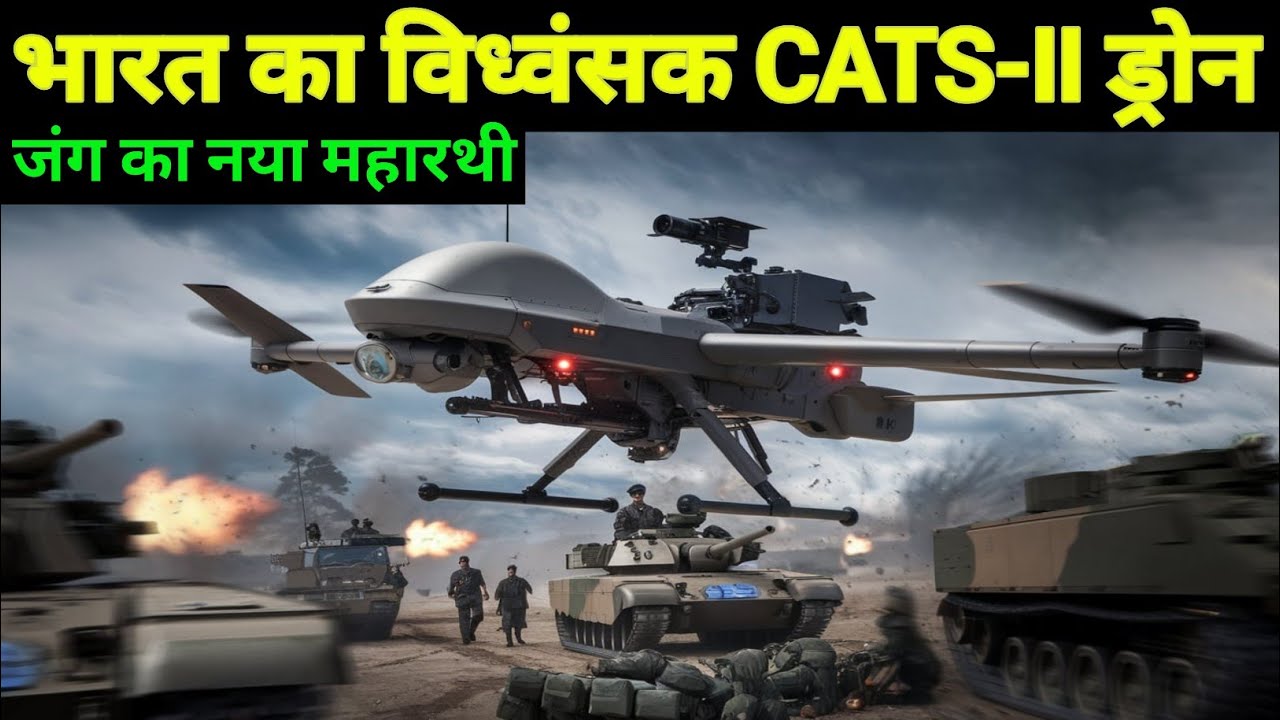 भारत का विध्वंसक CATS-II ड्रोन: जंग का नया महारथी | Open4Learn warrior ...
