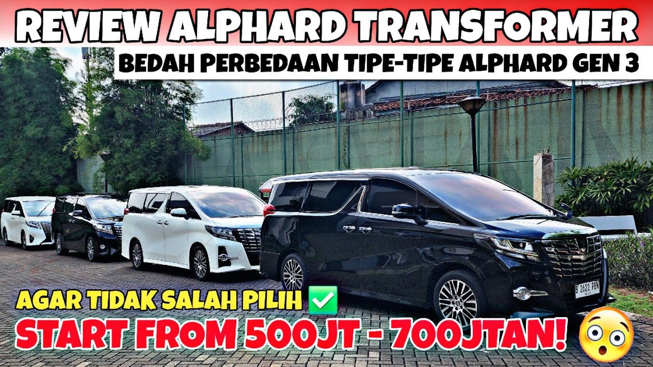 #forsale ALPHARD GEN 3 TRANSFORMER BERBAGAI TYPE S - SC #sold - G & X ...
