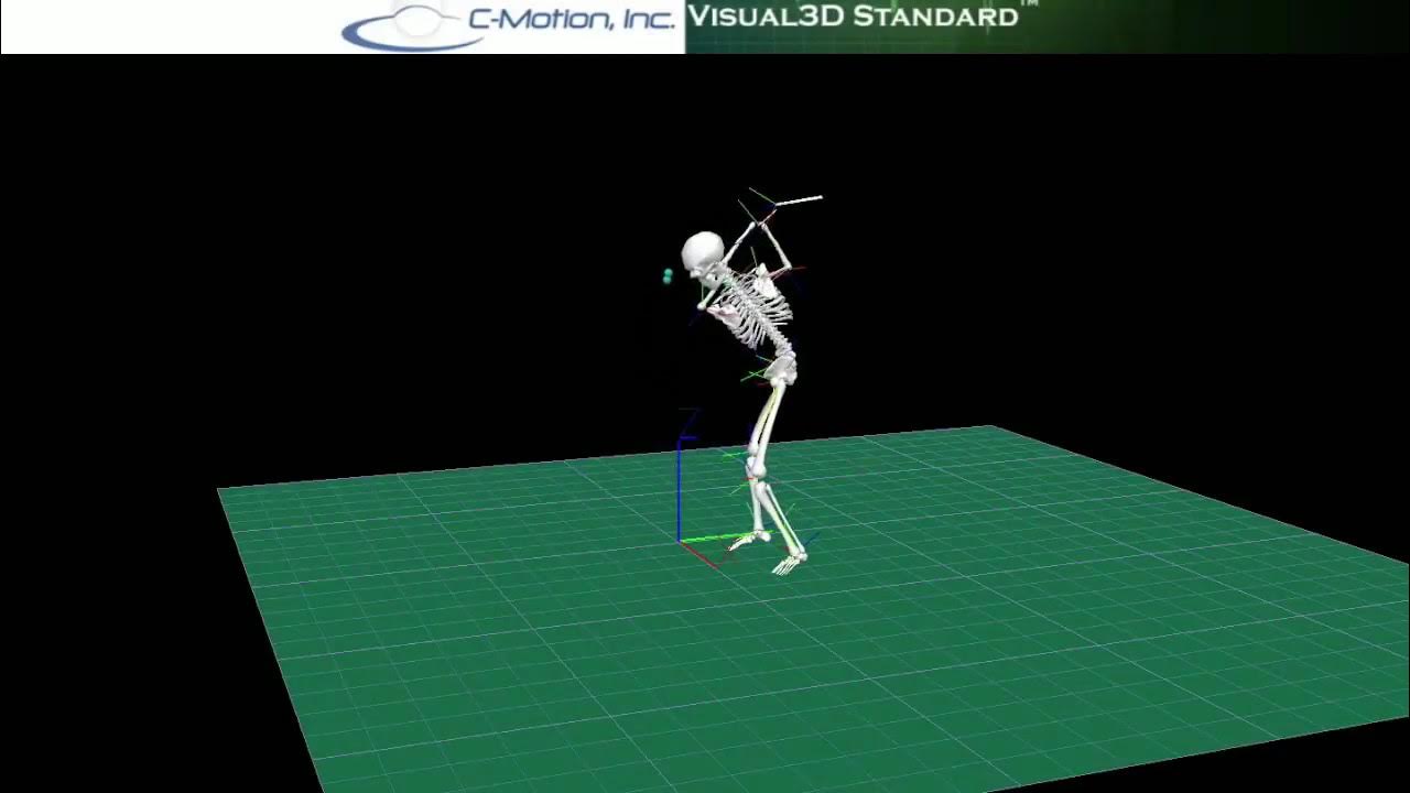 Golf biomechanics final model in Visual 3D - YouTube
