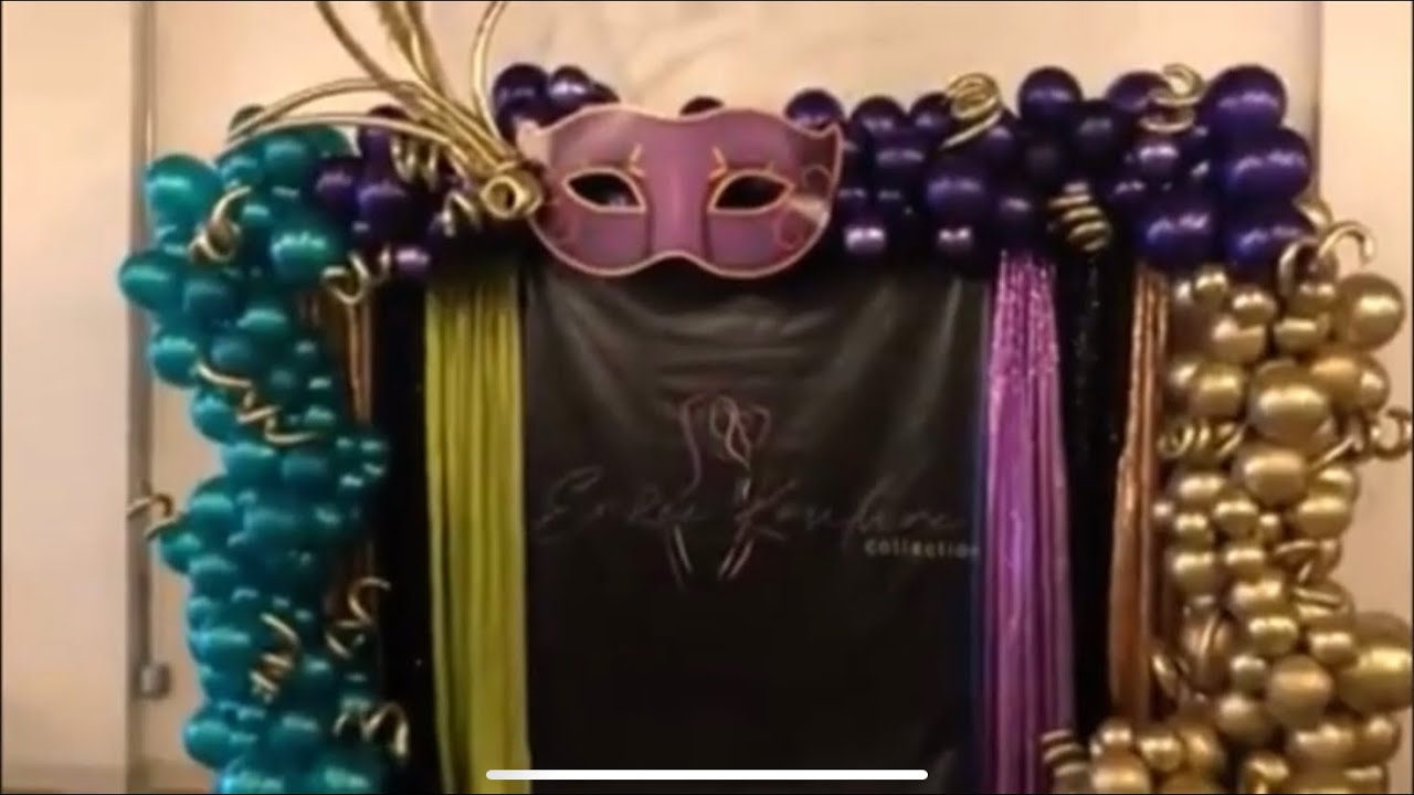 Learn how to make Balloon curls Mardi Gras Balloon theme - YouTube