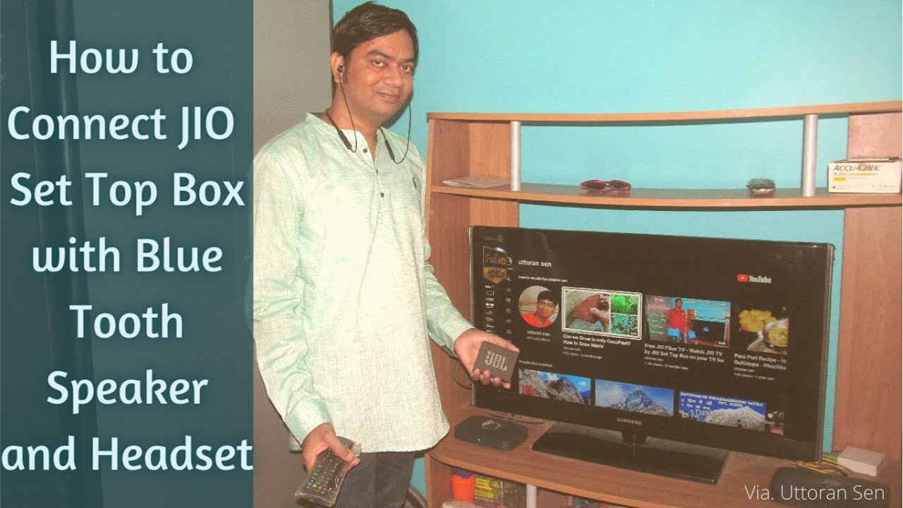 JIO Set Top Box Connection with Blue Tooth Device | How to Connect JIO ...