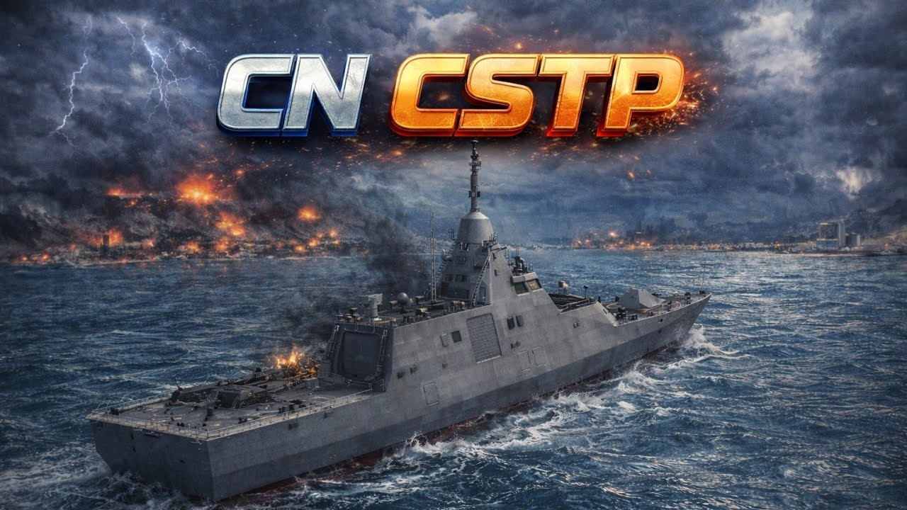 CN CSTP New frigate in the battle pass 3k DMG Modern Warships - YouTube