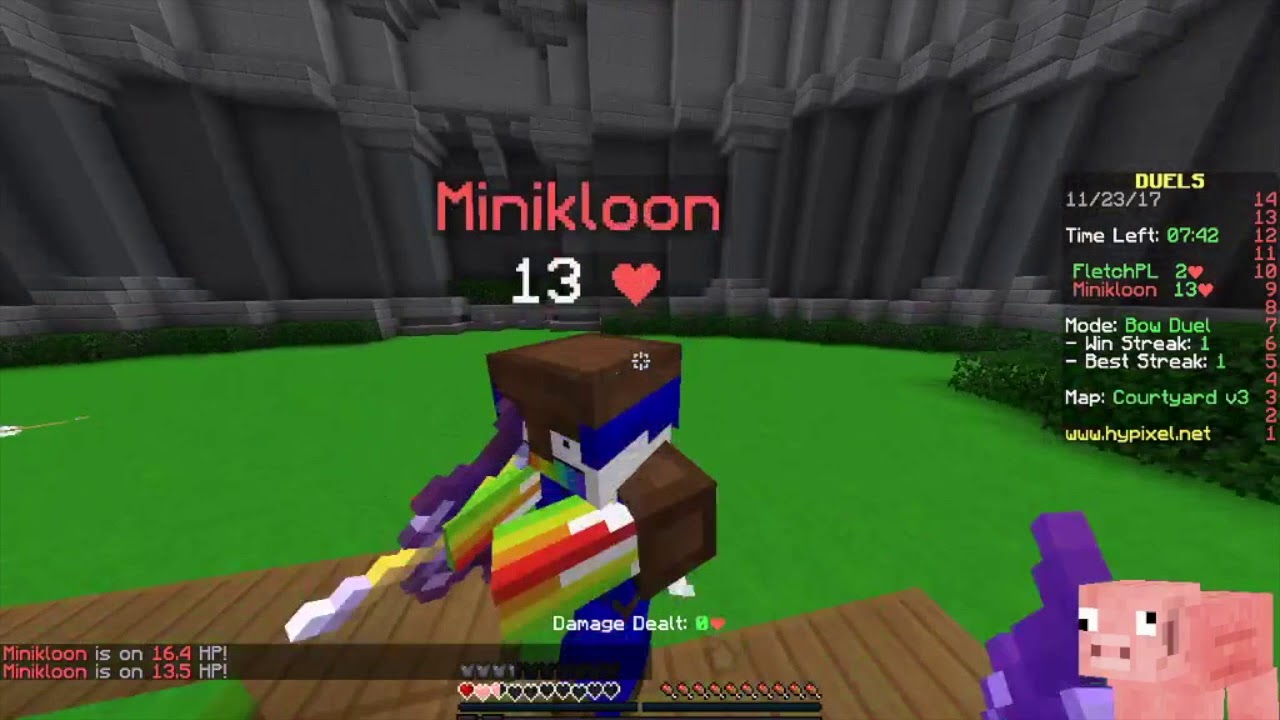 Playing With Hypixel Admin Minikloon oMGGGGG - YouTube