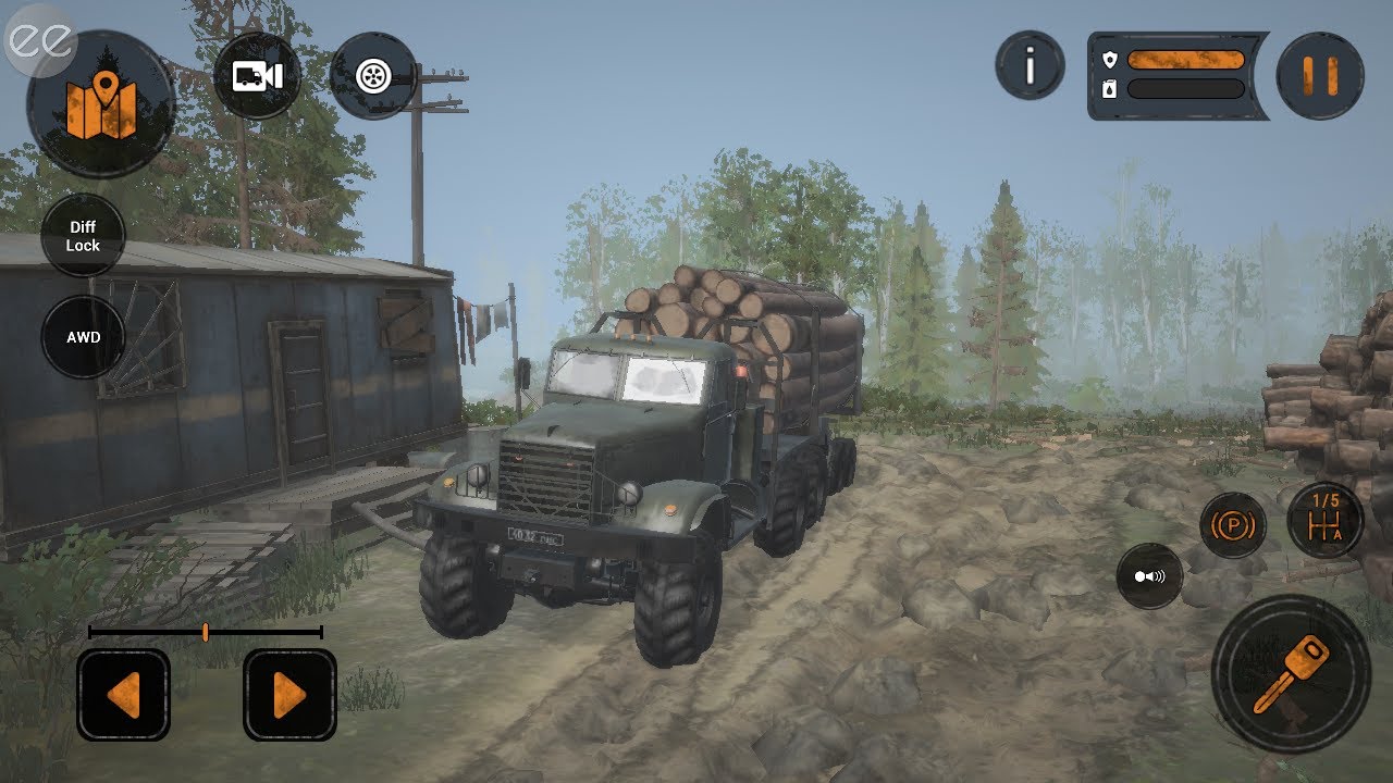 MudRunner (LEVEL 2) - We are taking logs to the sawmill | Car | Simulator Games Android Gameplay ...