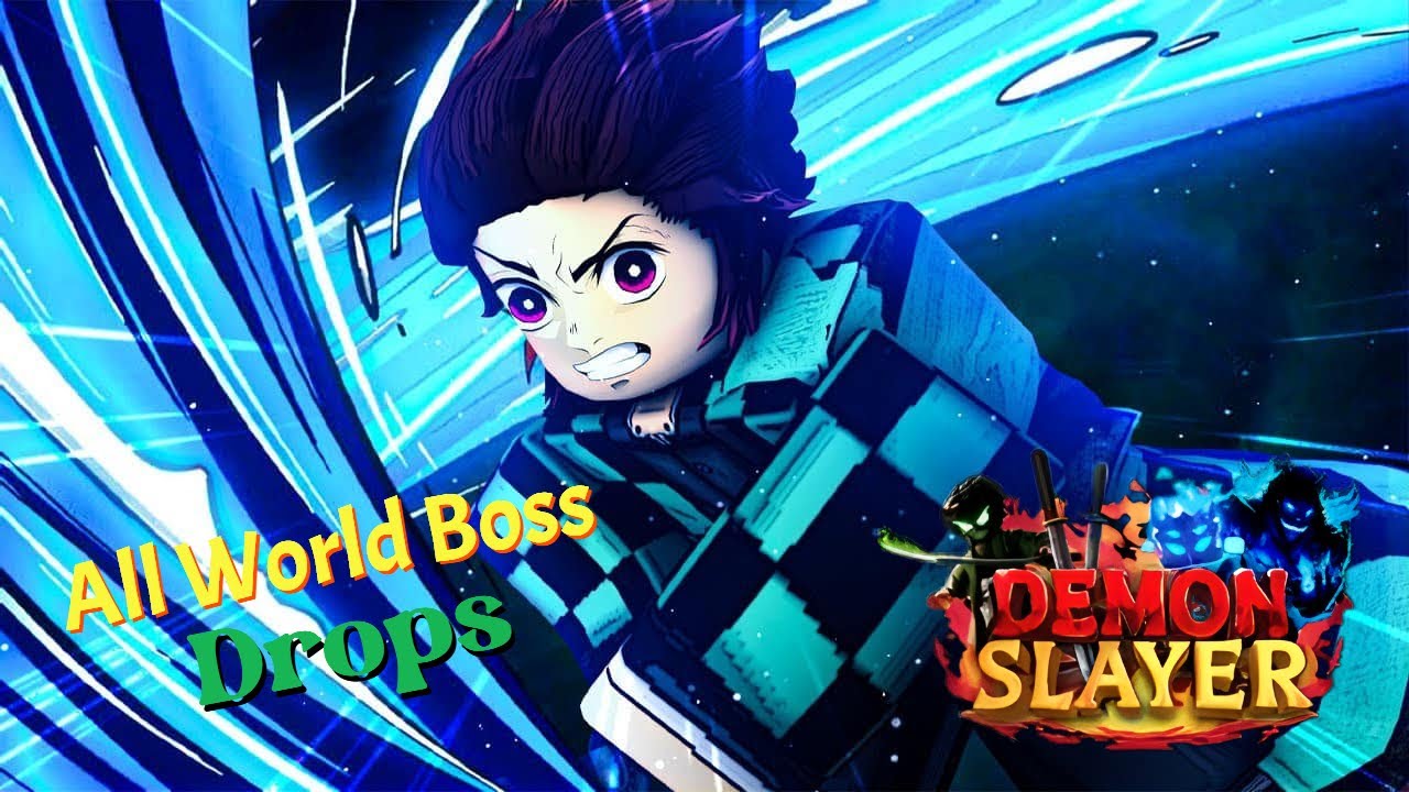 All World Boss Drops in Demon Blade ROBLOX - YouTube