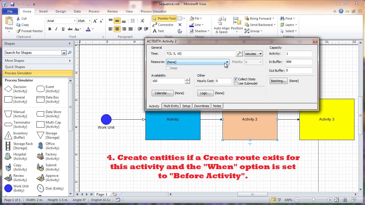 Sequence Of Operations In A Process Simulator Activity - YouTube