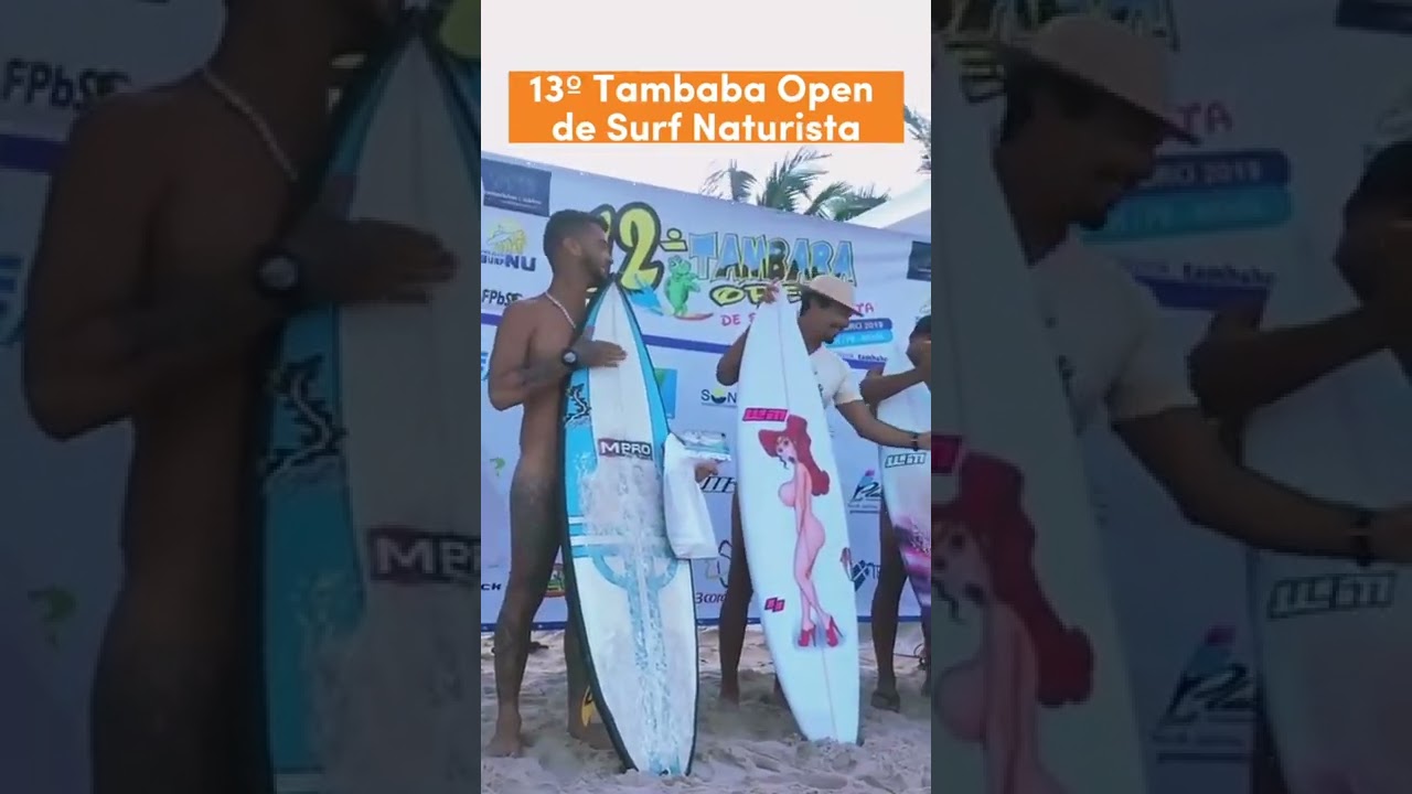 Encontro de naturismo em Tambaba terá campeonato de surf - YouTube