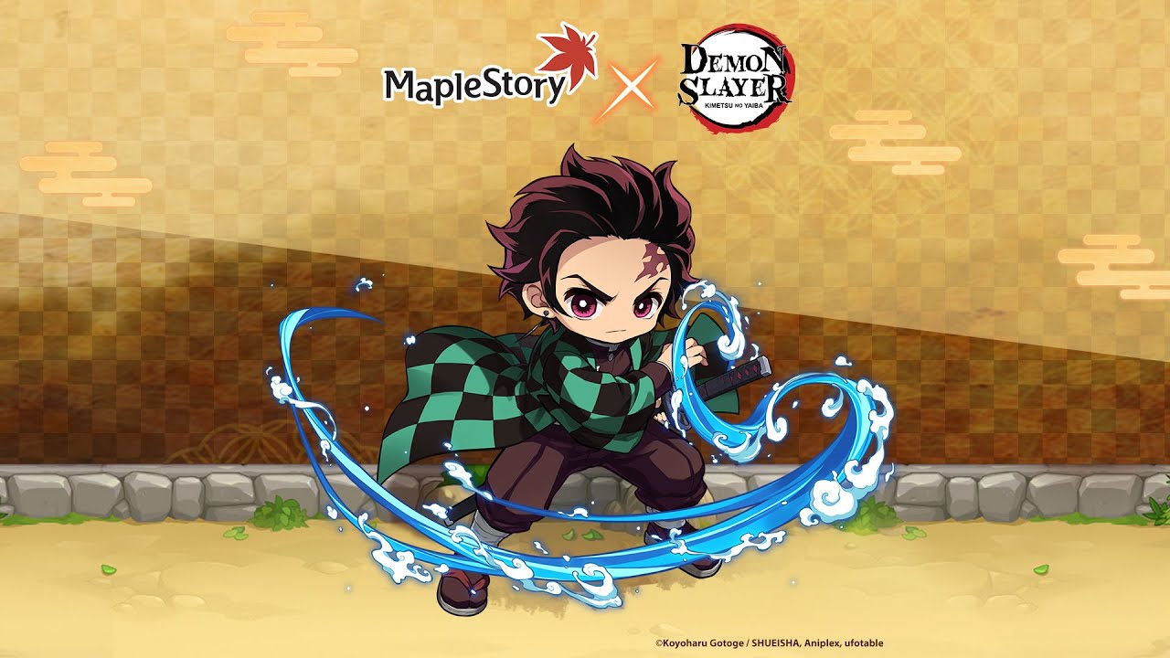 [Maplestory GMS] Demon Slayer Collaboration, Tanjiro Normal Lotus Solo ...