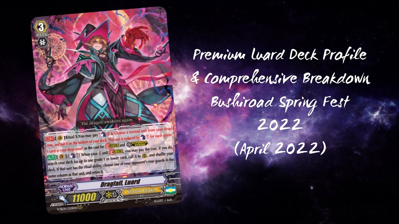 Premium Luard Deck Profile (BSF 2022 Ontario) - Cardfight Vanguard ...