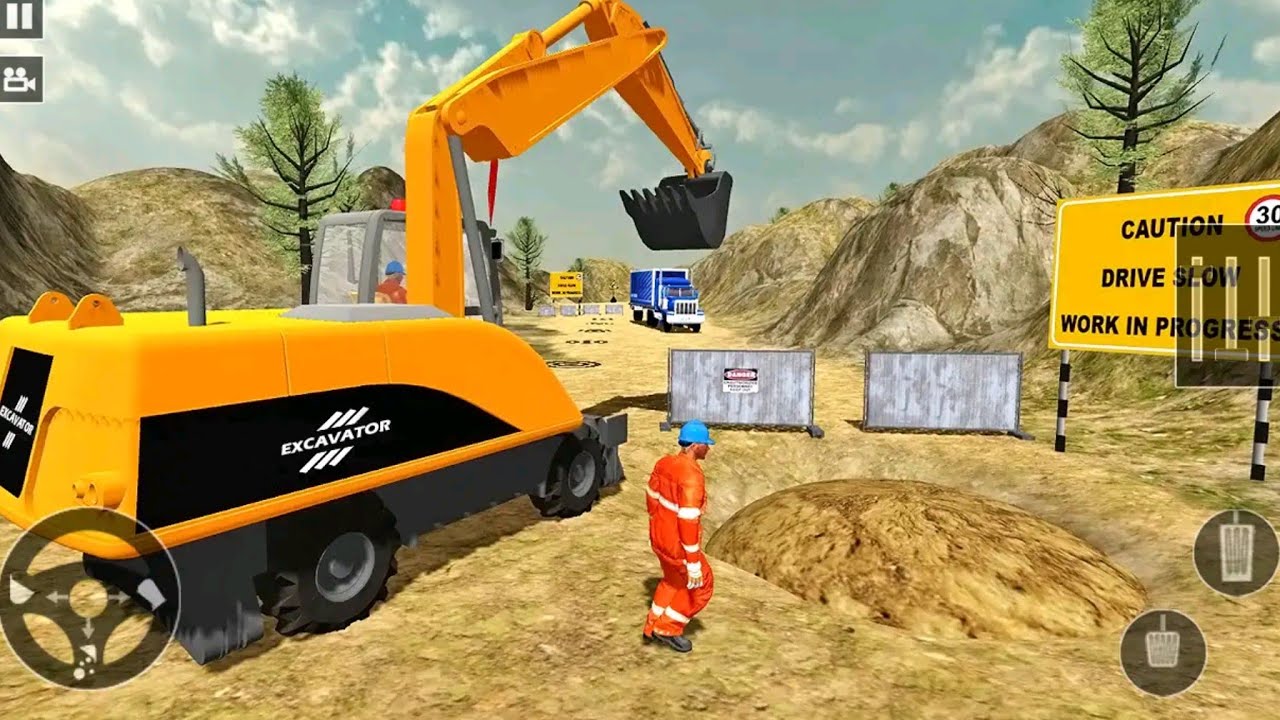 Real construction 3D simulator Games - Heavy Excavator Driving Game ...