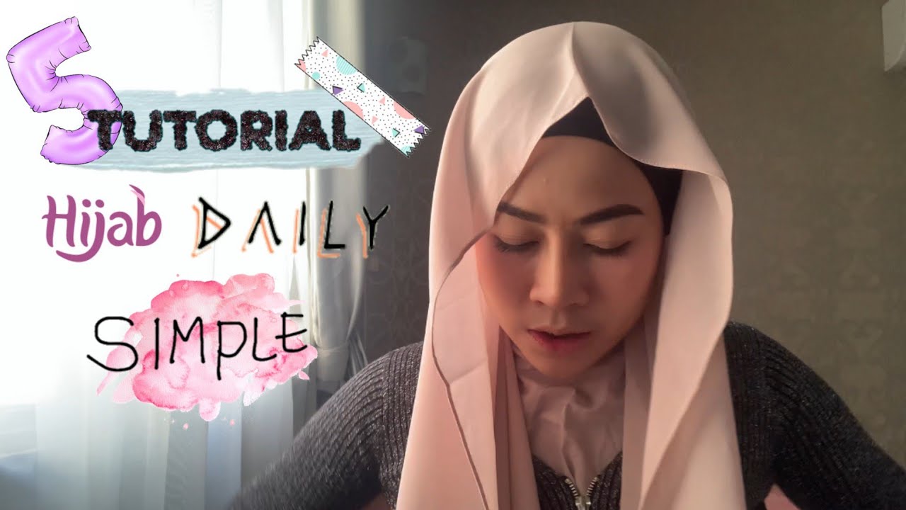 Tutorial Hijab Pashmina Daily Super Simple - YouTube