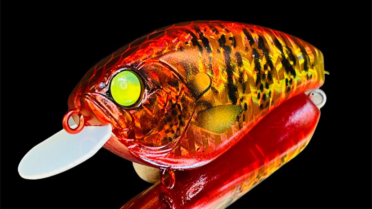 How to Paint a Custom Holographic Lure using Insane Custom Stencils in ...