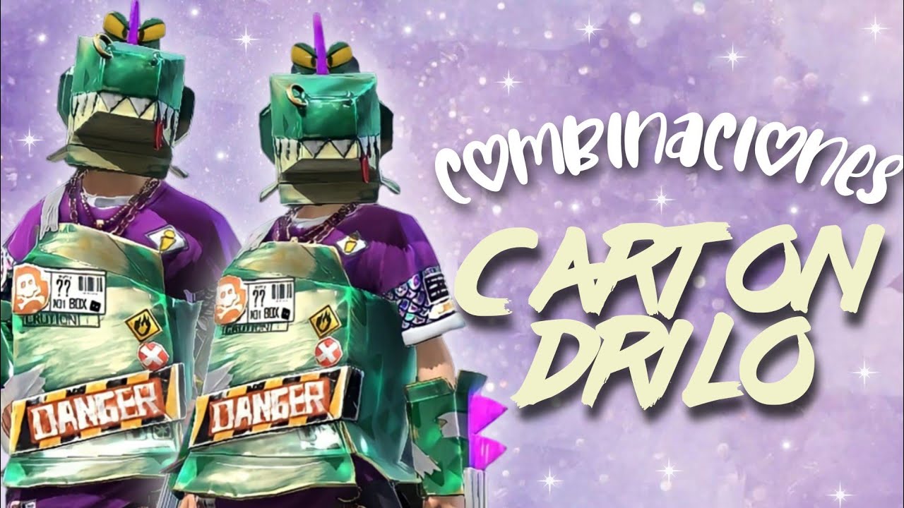 🐊Las Combinaciones Más Bonitas Con El Set Cartondrilo - FREE FIRE ...