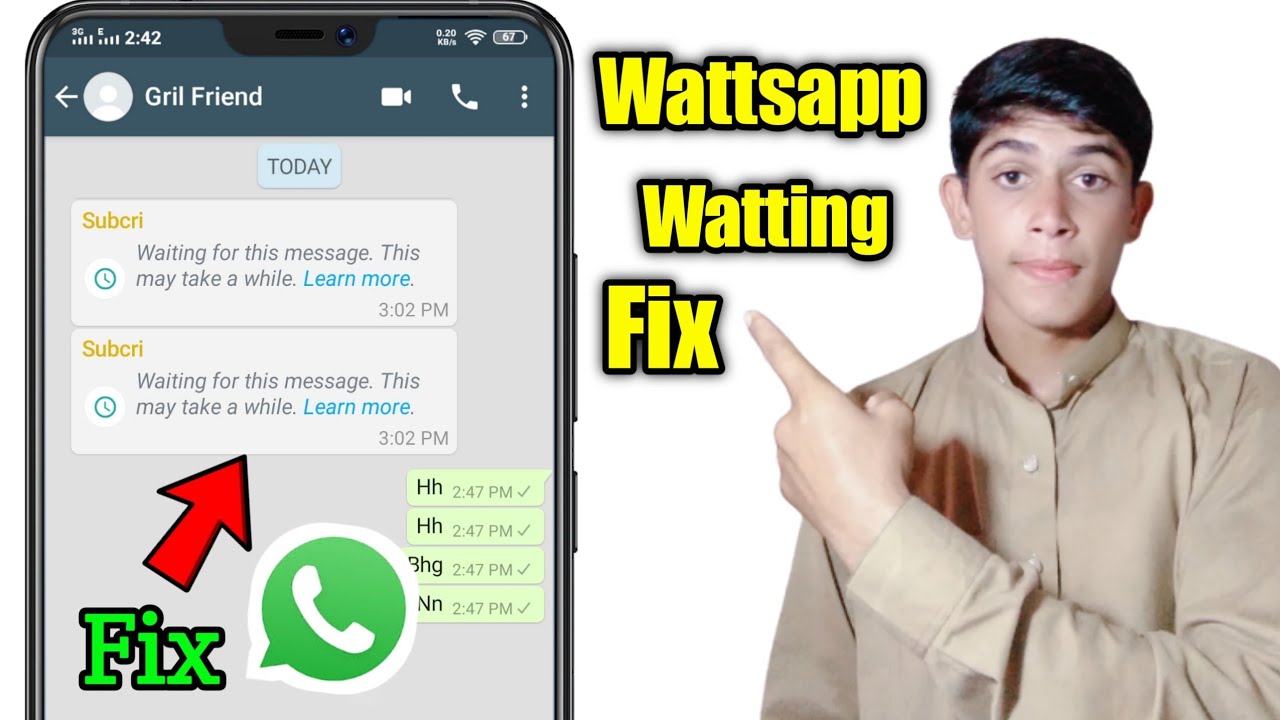 How To Fix Waiting For This Message Wattsapp Android _ How To Read ...