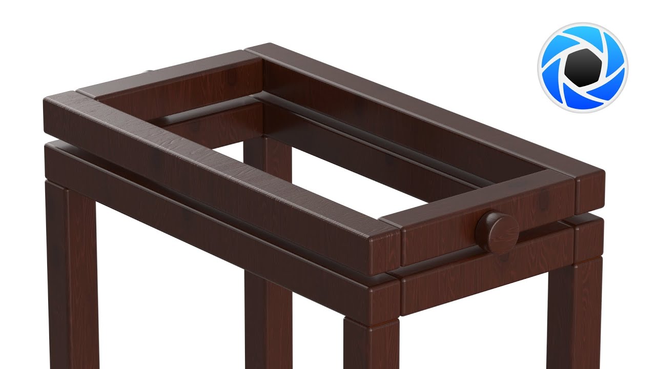 KeyShot 3D Paint Beginners Tutorial: Piano Chair - Part 2 - YouTube