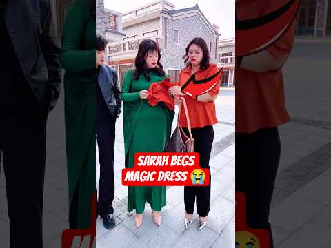 Sarah Begs Magic Dress 😱😭~ mini wood toy | woodworking art skills / hand crafts #shorts