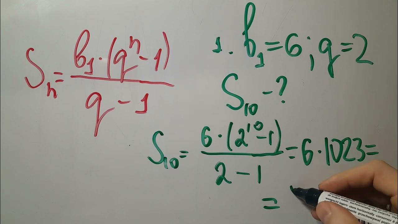 Сума N перших членів геометричної прогресії Youtube