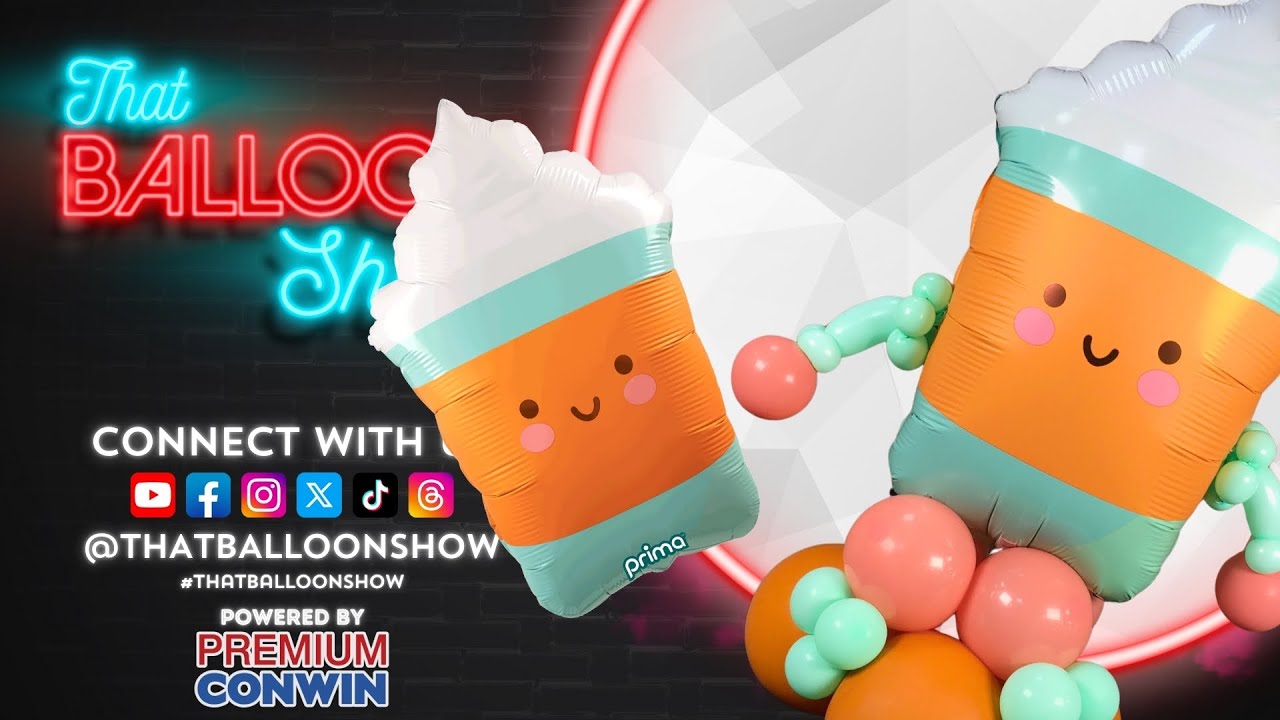 That Balloon Show: We love our Happy Coffee Cup a Latte! - YouTube