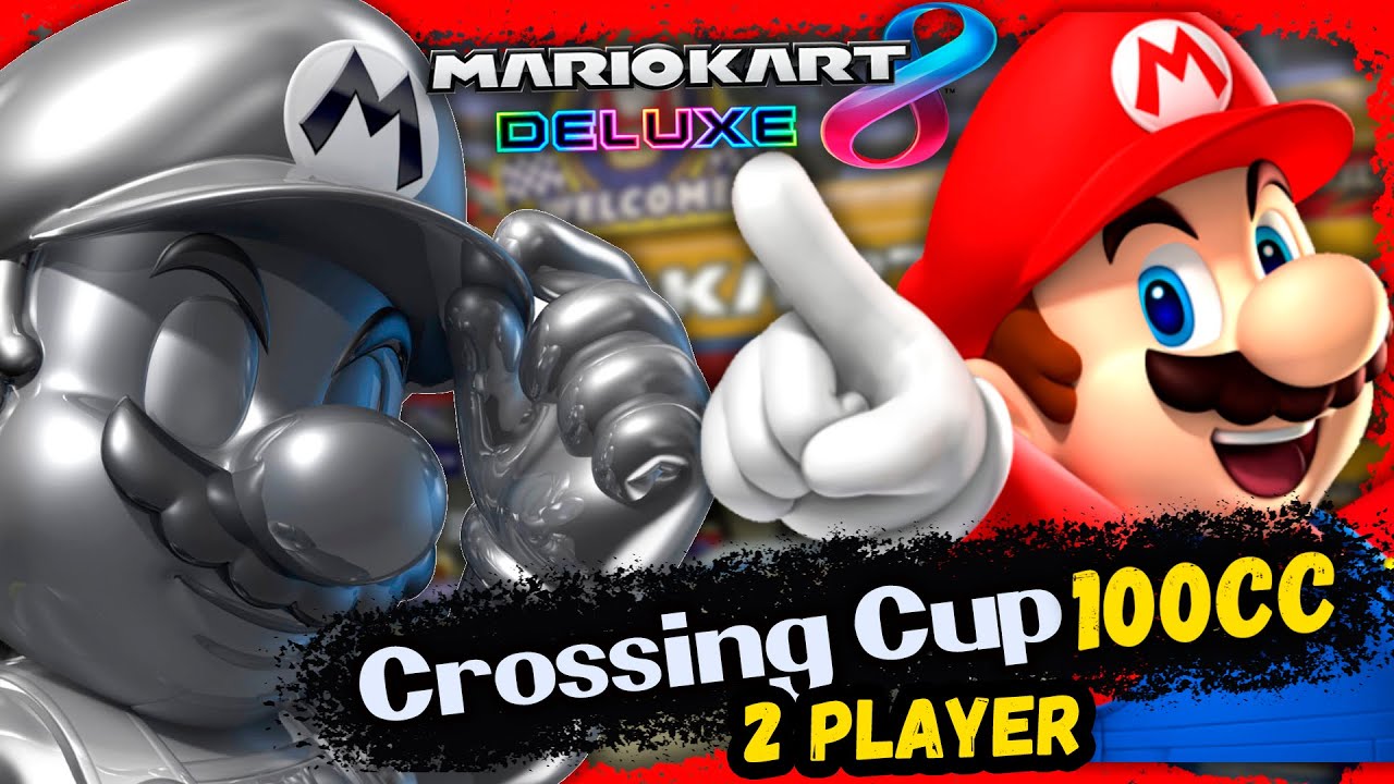 Mario Kart 8 Deluxe Multiplayer – 2 Players | Crossing Cup 100cc (Metal ...