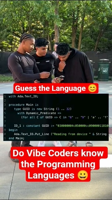 Guess the Programming Language #tech #viral #computerscience #programminglanguages #funny # ...