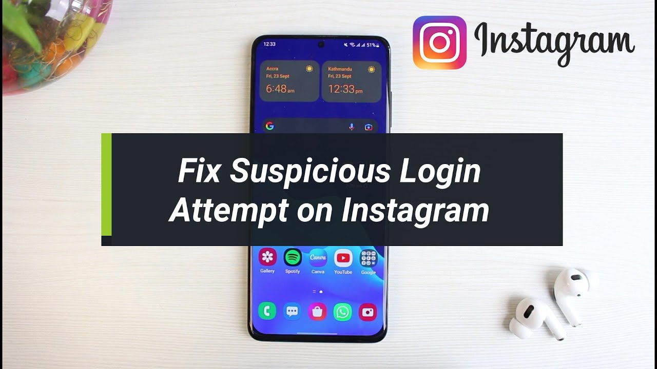 How to Fix Suspicious Login Attempt on Instagram - YouTube