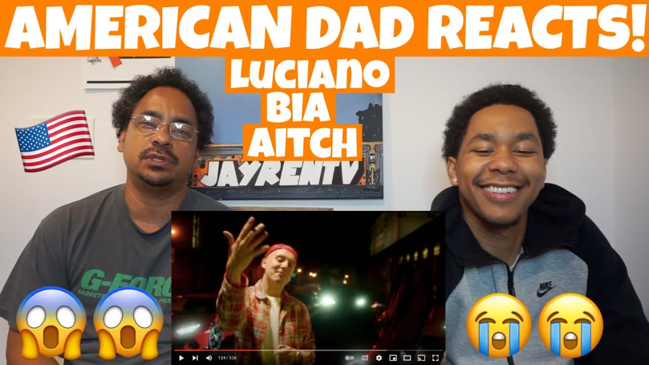 LUCIANO ft. BIA & AITCH - BAMBA *AMERICAN DAD REACTS 🇺🇸* - YouTube