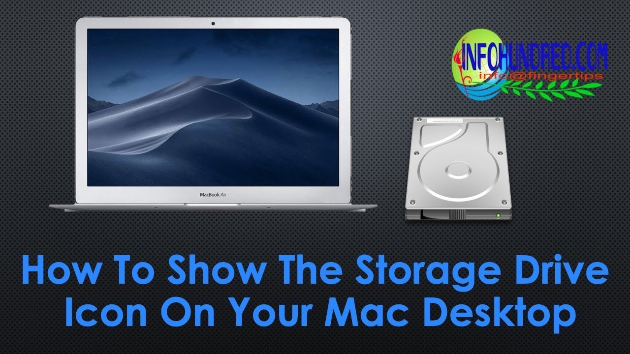 How to show drive icon in macbook screen - YouTube