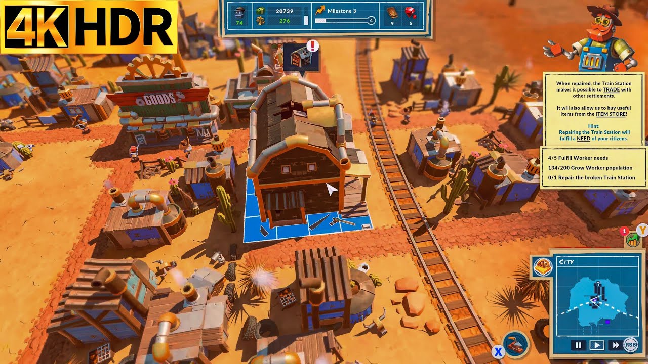 SteamWorld Build - Gameplay - 4K HDR - RTX 4090M - YouTube