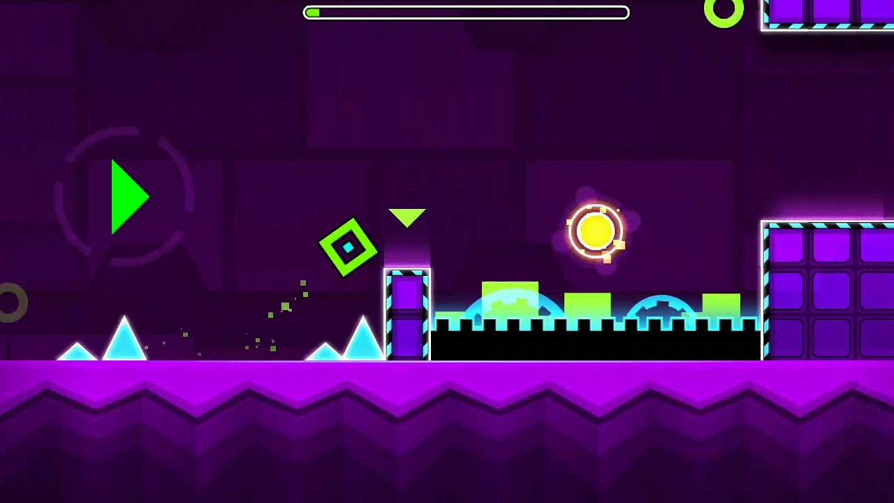 Прохожу Geometry dash Meltdown 3 уровень. - YouTube