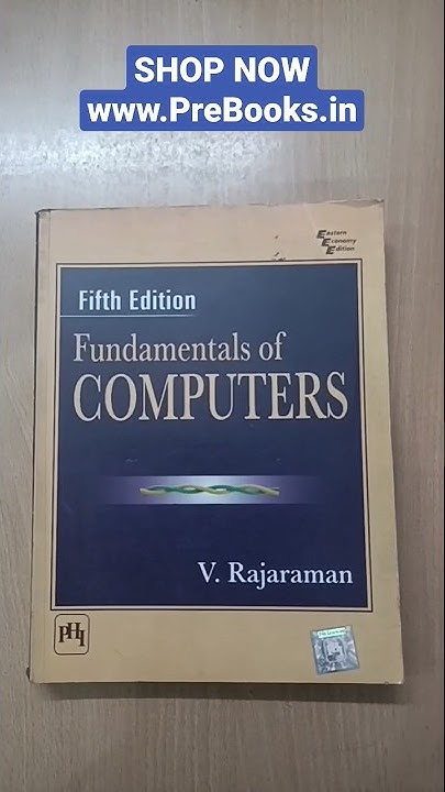Fundamentals Of Computers 5th Edition by V Rajaraman SHOP NOW: www ...