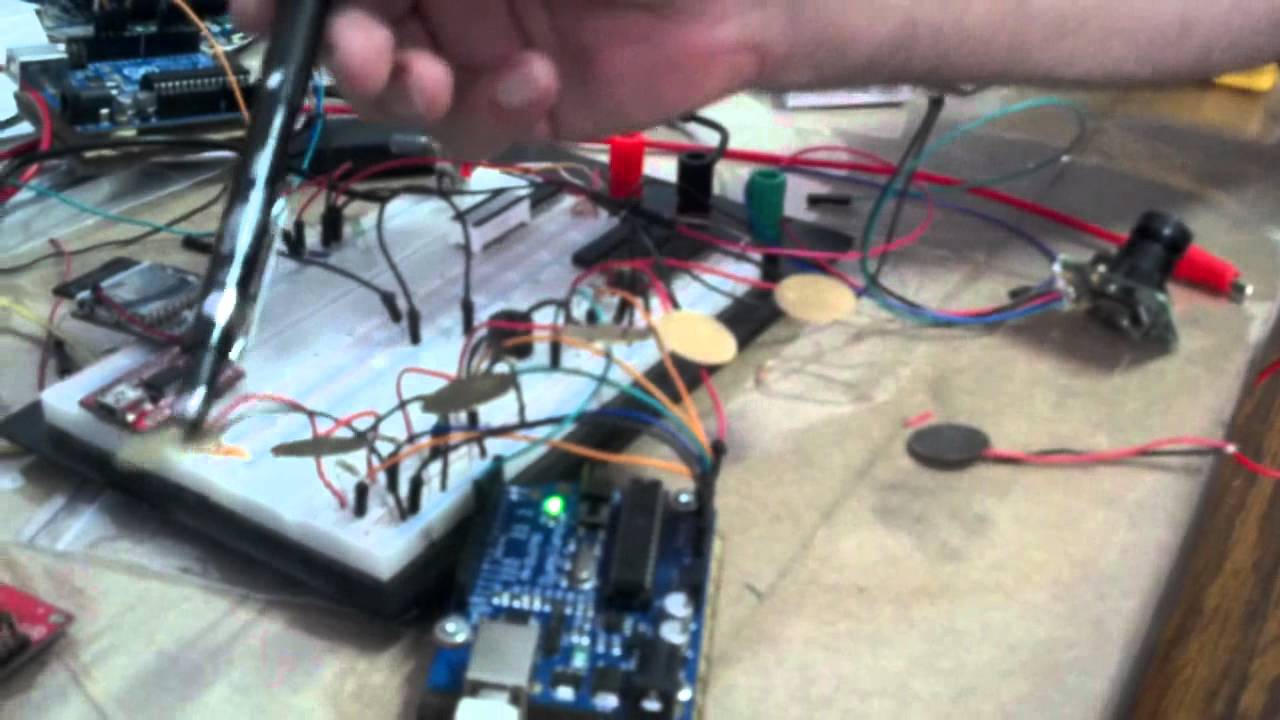 Projeto: Bateria eletrônica com piezo elétrico e Arduino - YouTube