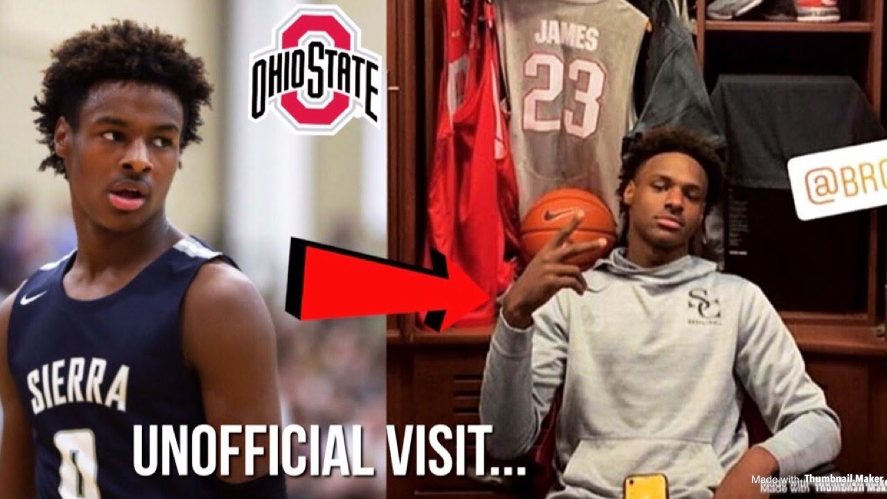 Bronny James Has A Unofficial Visit At Ohio State... | University Of ...