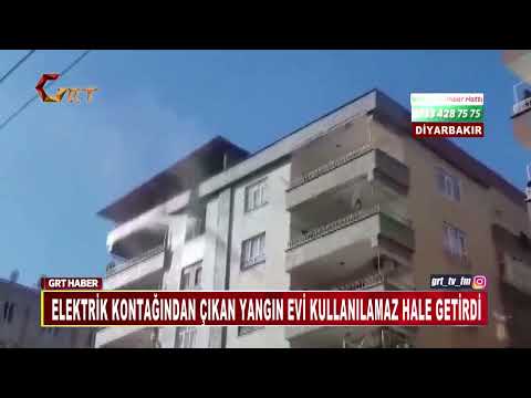 Elektrik Kontağından Çıkan Yangın Evi Kullanılamaz Hale Getirdi