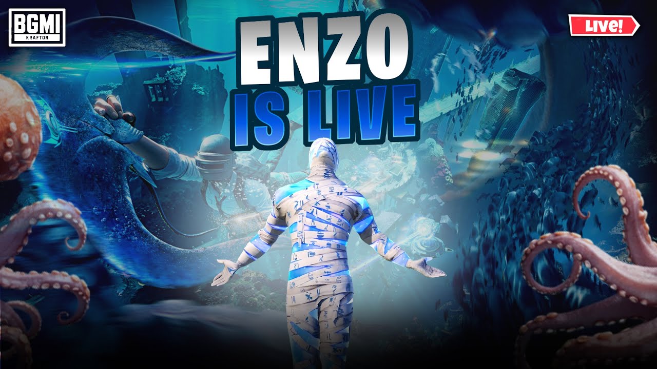 STREAMING TILL MY BIRTHDAY | ENZO IS LIVE🔴#bgmi #bgmilive - YouTube
