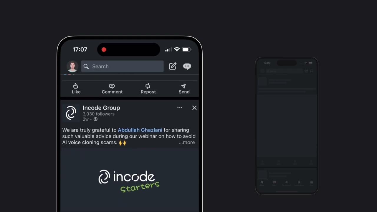 Linkedin Header On Scroll Animation | React Native - YouTube