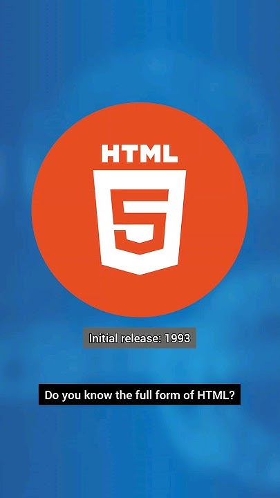 HTML | Full Form | Do you know? Watch till the end ☺ - YouTube