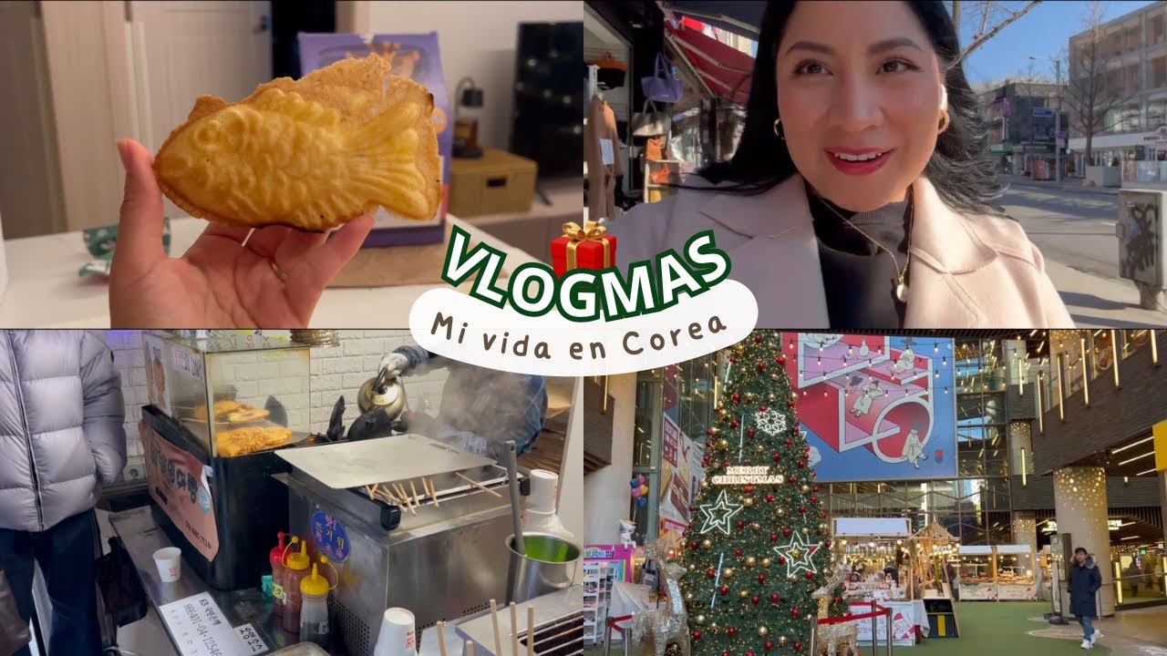 VLOGMAS 3🇰🇷🎄Reunión con amigas + snacks de invierno 🐟 - YouTube