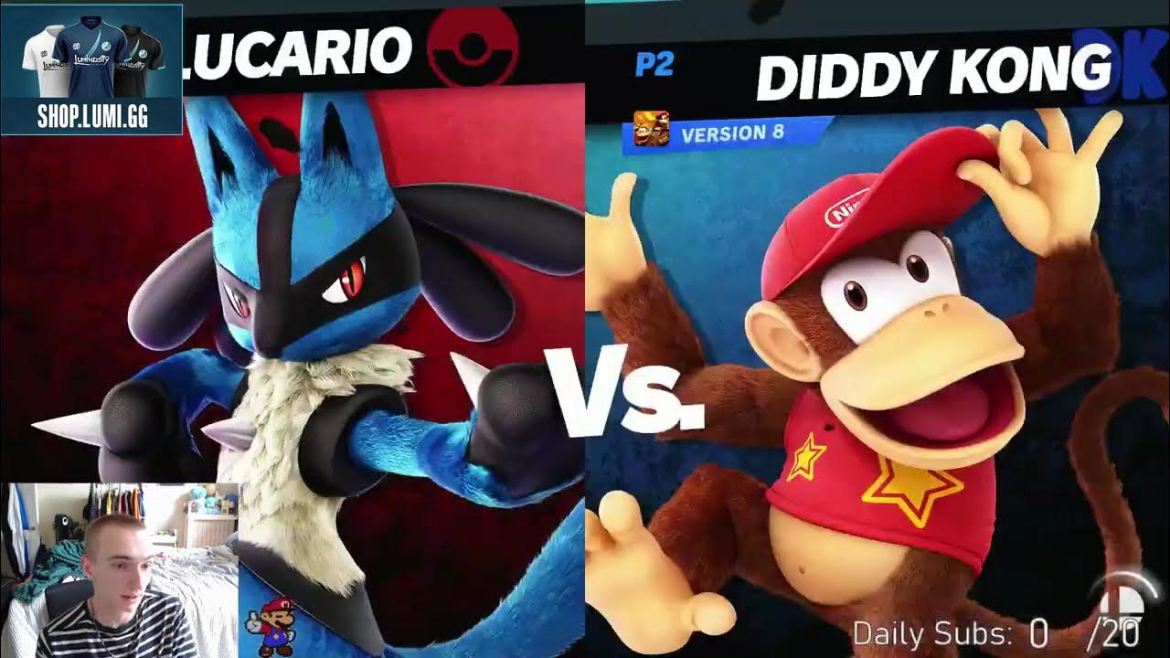 Tweek (Diddy Kong) vs. Armadillo (Lucario) | 01 May '24 - YouTube