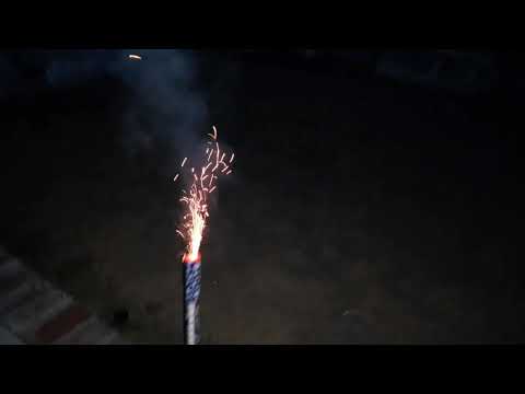 Phantom Fireworks - Red, White, and Blue Roman Candle - YouTube