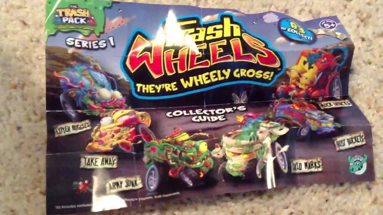 Trash Wheels Rust Buckets Trash Pack Unboxing - YouTube