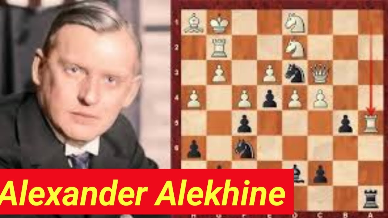 Alexander Alekhine vs Gajdukevich . Alexander Alekhine amazing chess ...