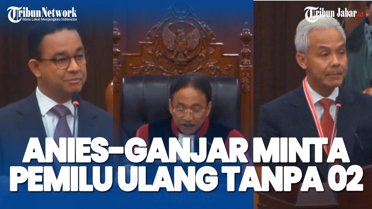 Ganjar And Anies Kompak Harga Mati Minta Pilpres Ulang Dengan