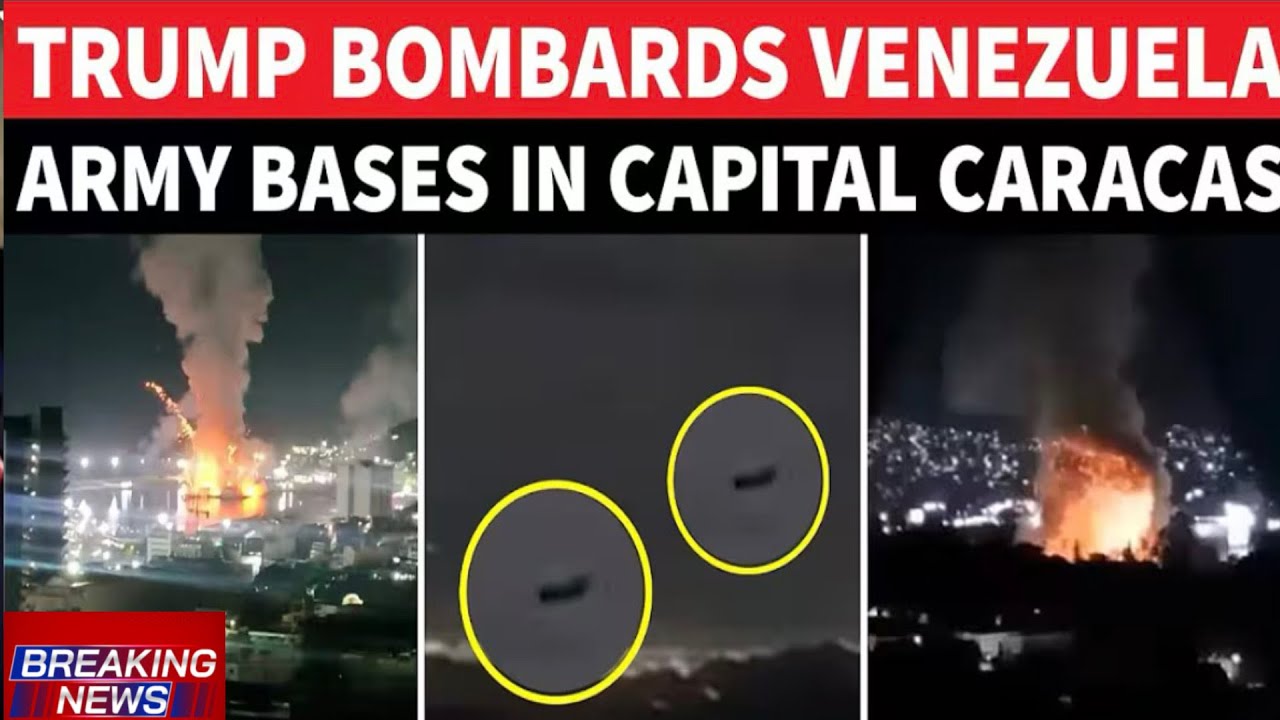 US President TRUMP ordered strikes venezeula | Us Air Strike - YouTube
